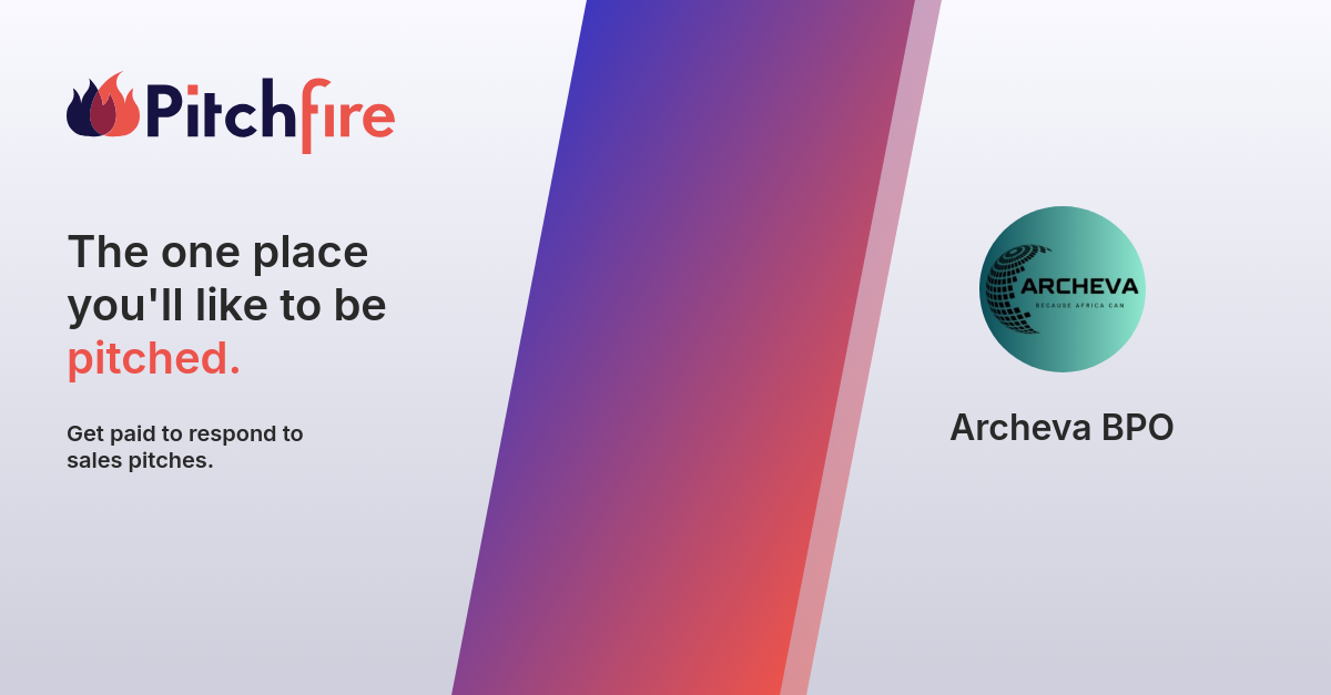 Pitch Archeva BPO employees | Pitchfire