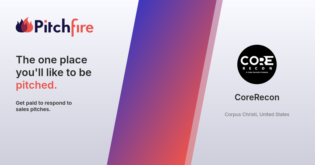 Pitch CoreRecon | Pitchfire