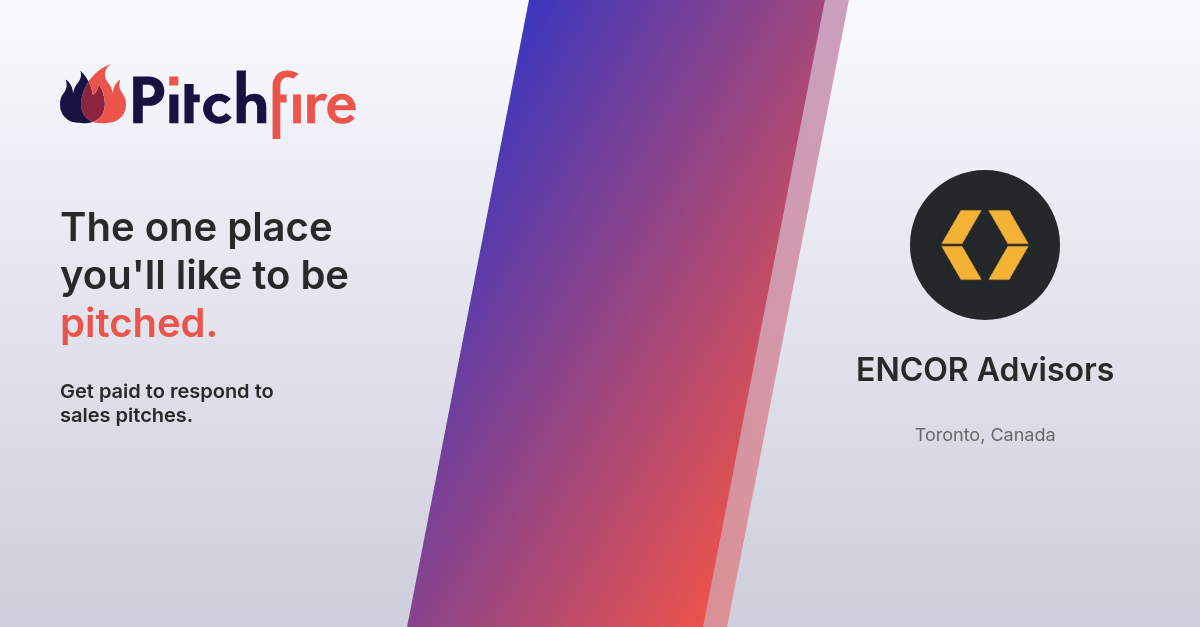 Pitch ENCOR Advisors employees | Pitchfire