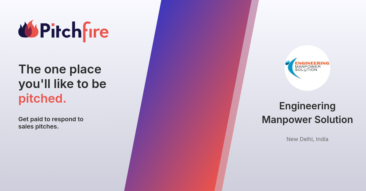 Pitch Engineering Manpower Solution employees | Pitchfire