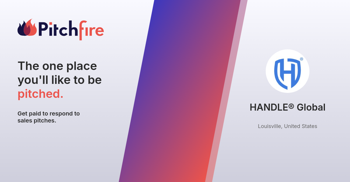 Pitch HANDLE® Global employees | Pitchfire