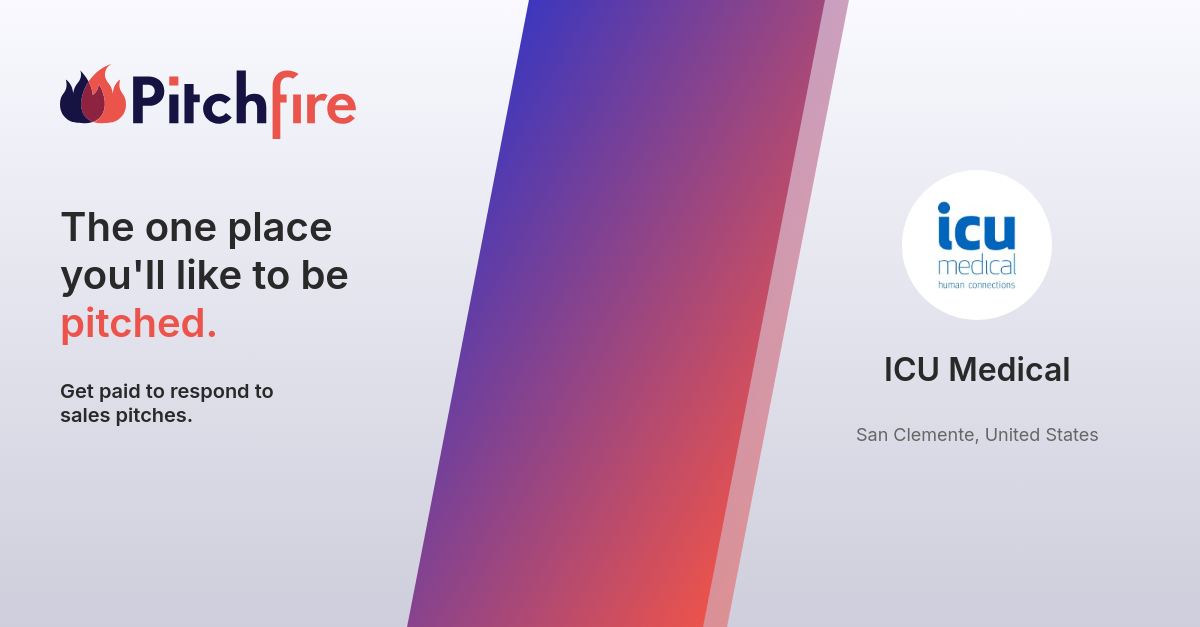 Pitch ICU Medical | Pitchfire