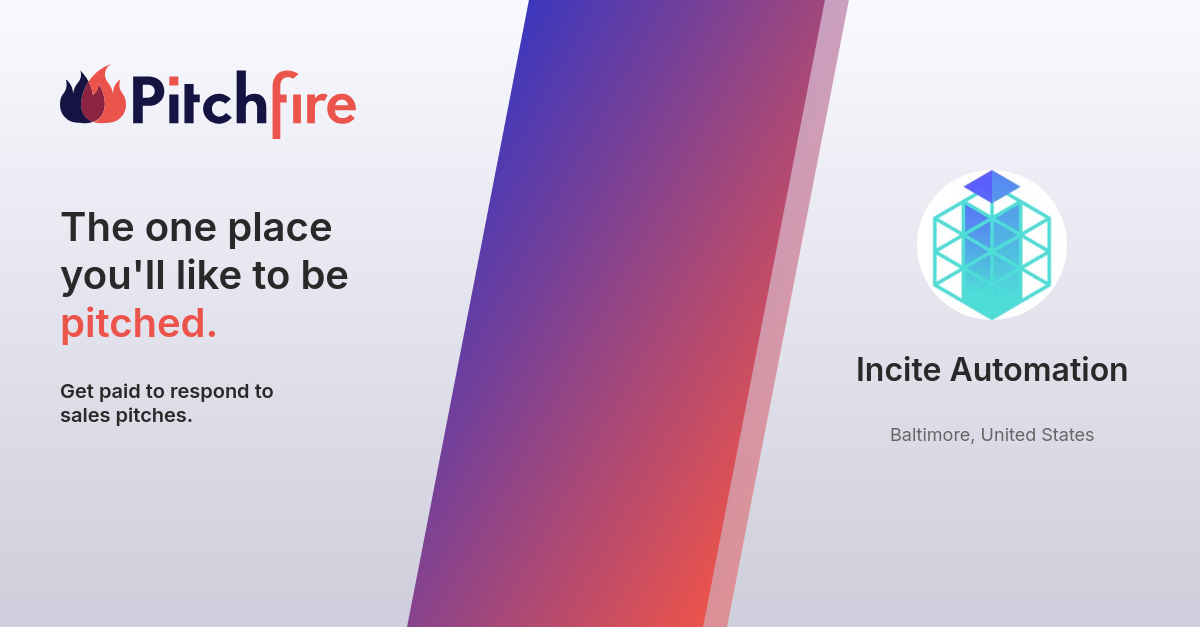 Pitch Incite Automation | Pitchfire