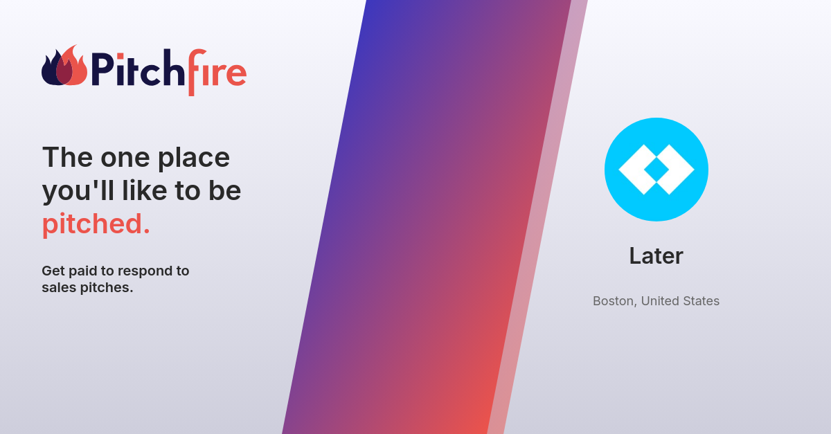 Pitch Later employees | Pitchfire