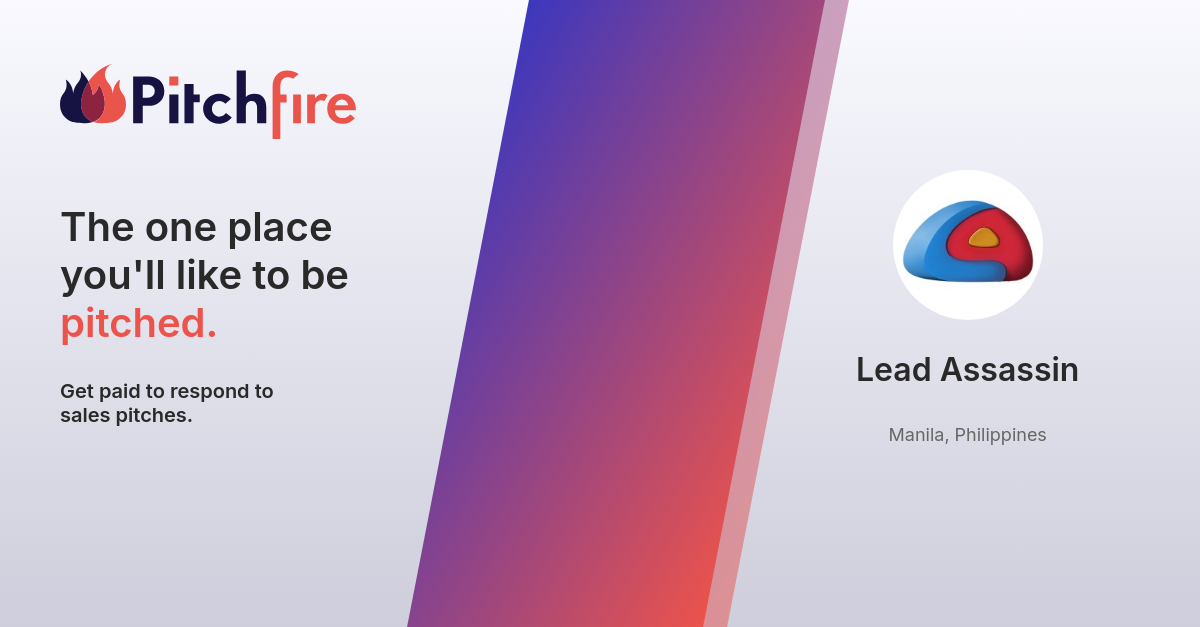 Pitch Lead Assassin | Pitchfire