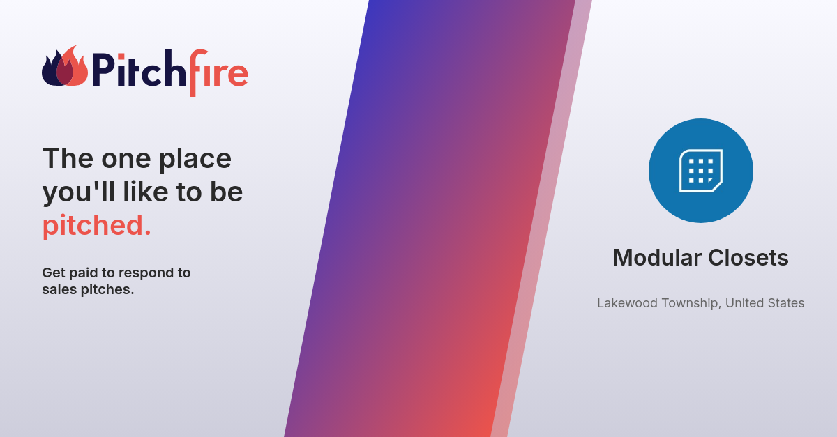 Pitch Modular Closets | Pitchfire