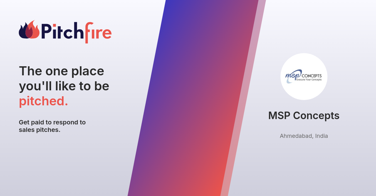 Pitch MSP Concepts employees | Pitchfire