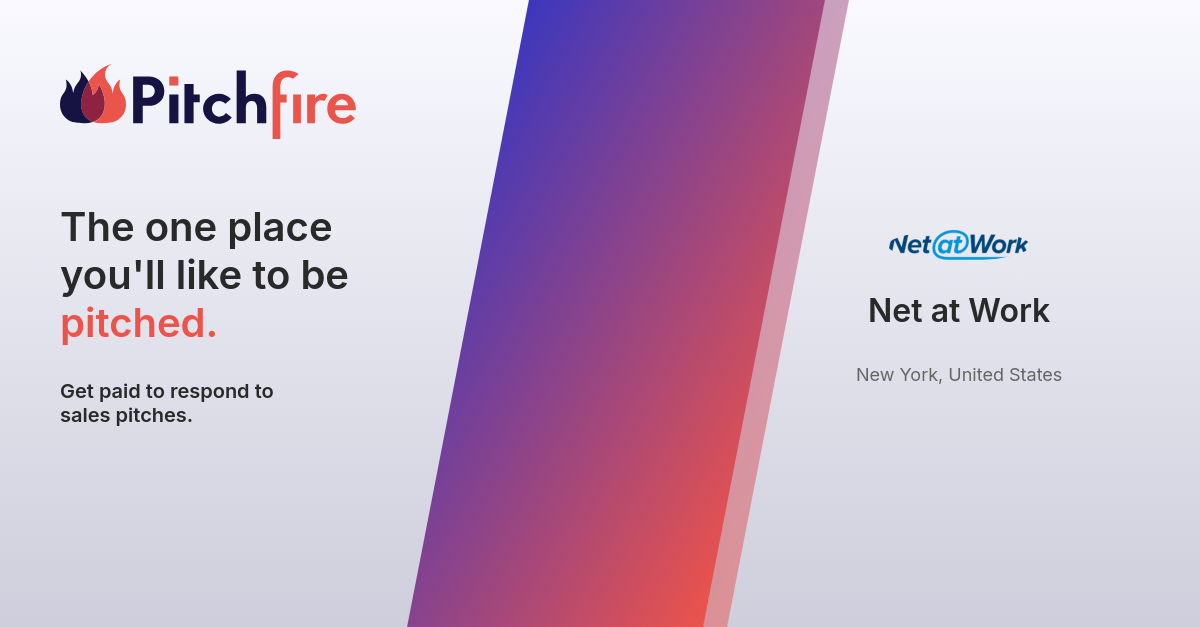 Pitch Net at Work employees | Pitchfire