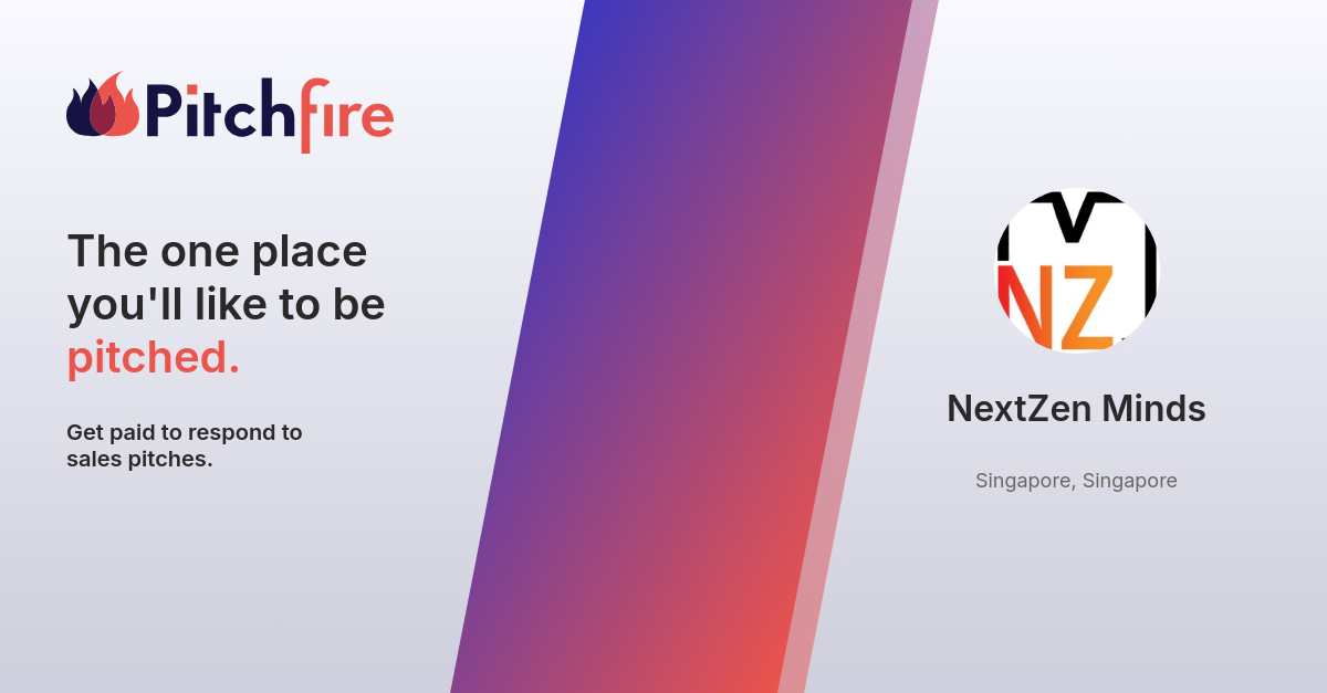 Pitch NextZen Minds | Pitchfire