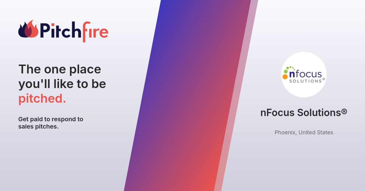 Pitch nFocus Solutions® | Pitchfire