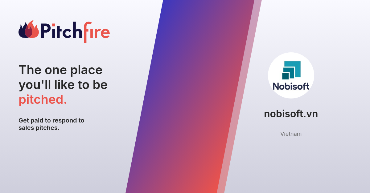 Pitch nobisoft.vn | Pitchfire