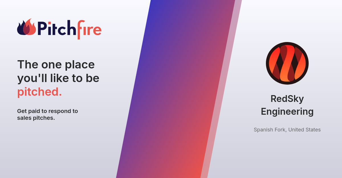 Pitch RedSky Engineering | Pitchfire
