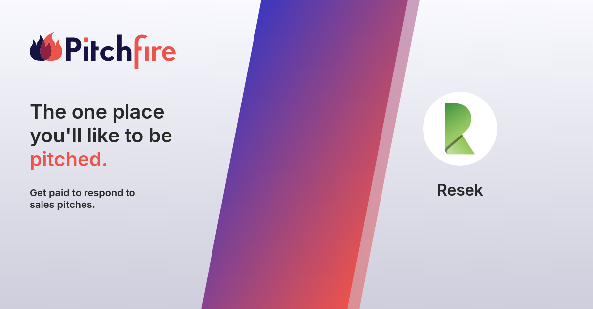 Pitch Resek | Pitchfire