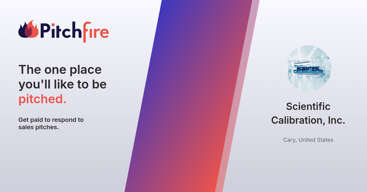 Pitch Scientific Calibration Inc Employees Pitchfire