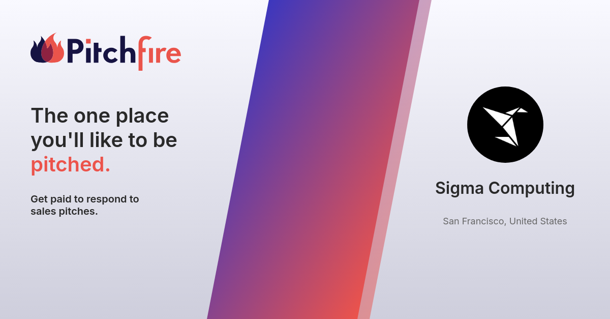 Pitch Sigma Computing employees | Pitchfire