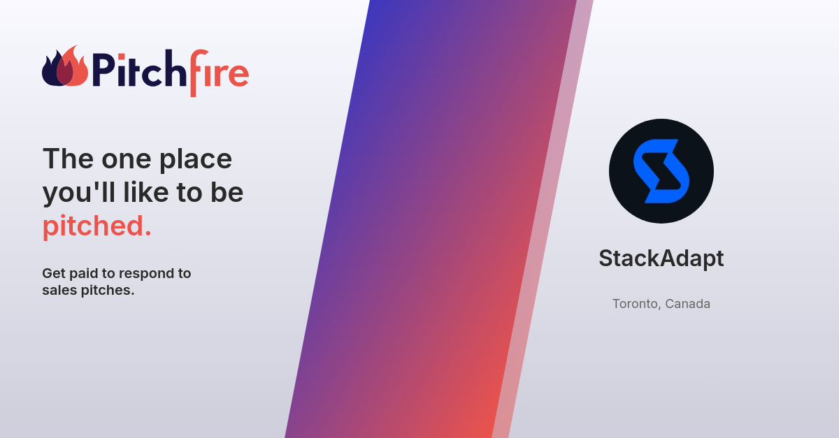 Pitch StackAdapt employees | Pitchfire
