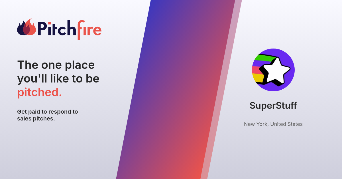 Pitch SuperStuff | Pitchfire