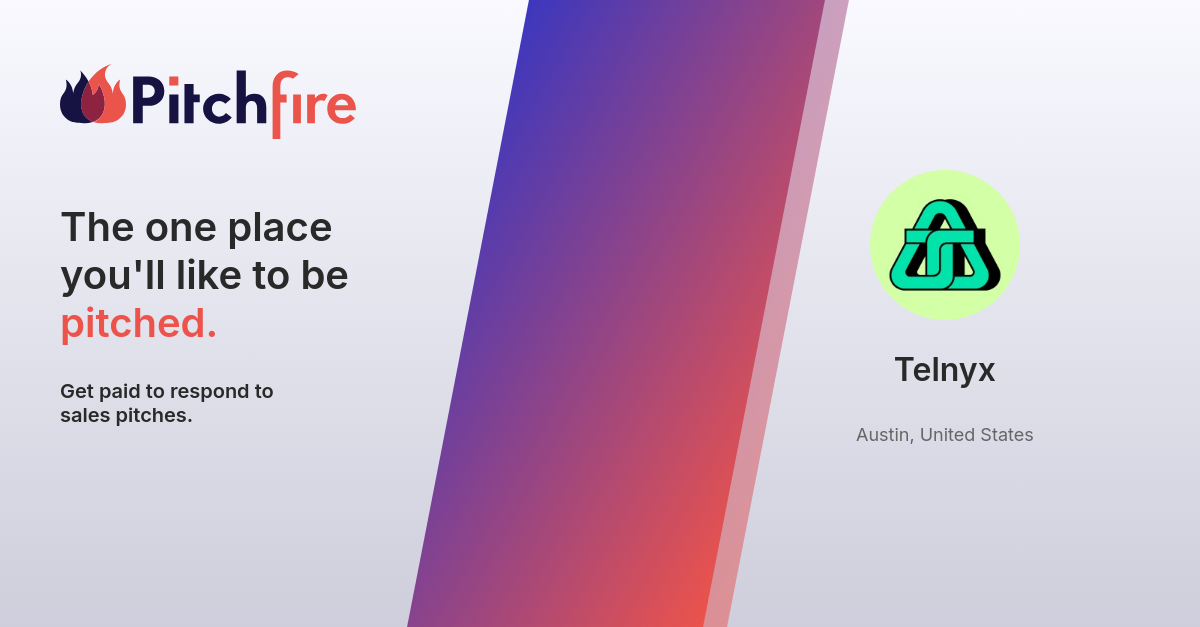 Pitch Telnyx | Pitchfire