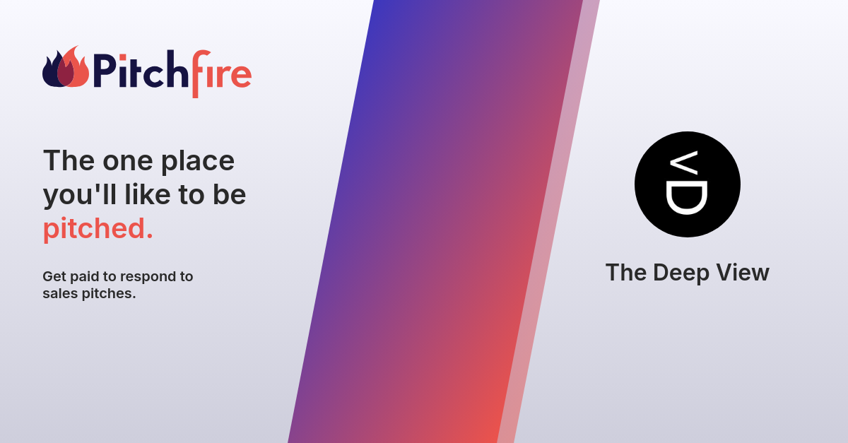 Pitch The Deep View employees | Pitchfire