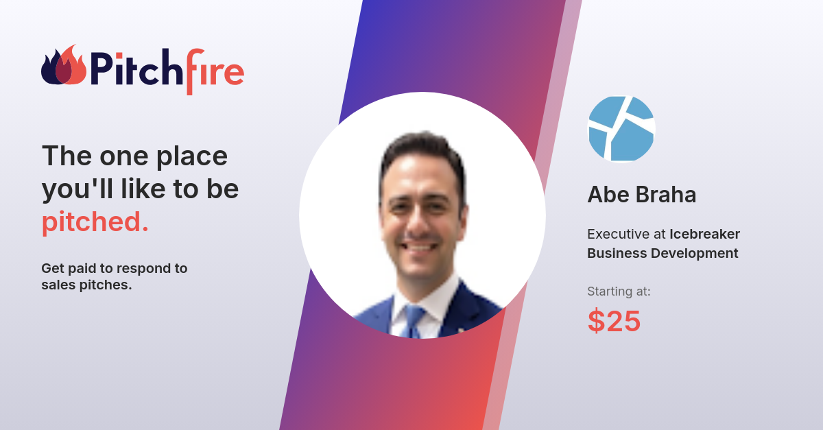 Pitch Abe Braha | Pitchfire