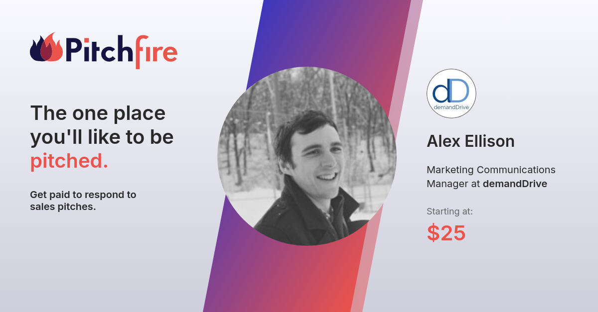 Pitch Alex Ellison | Pitchfire