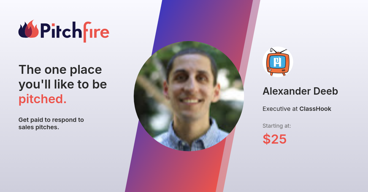 Pitch Alexander Deeb | Pitchfire