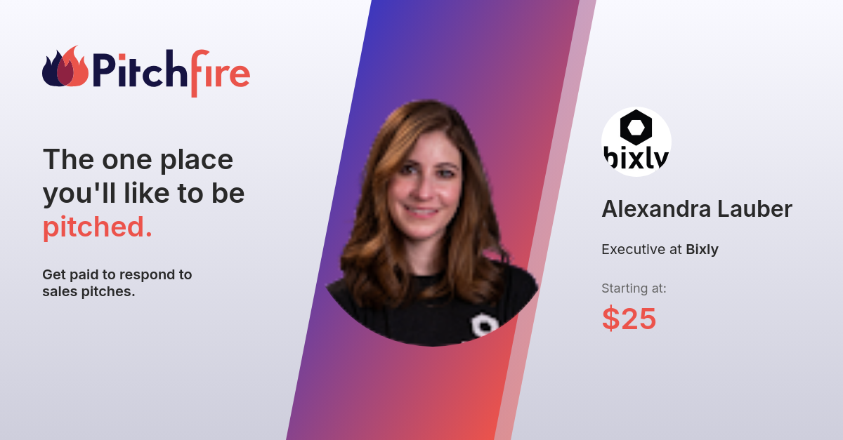 Pitch Alexandra Lauber | Pitchfire