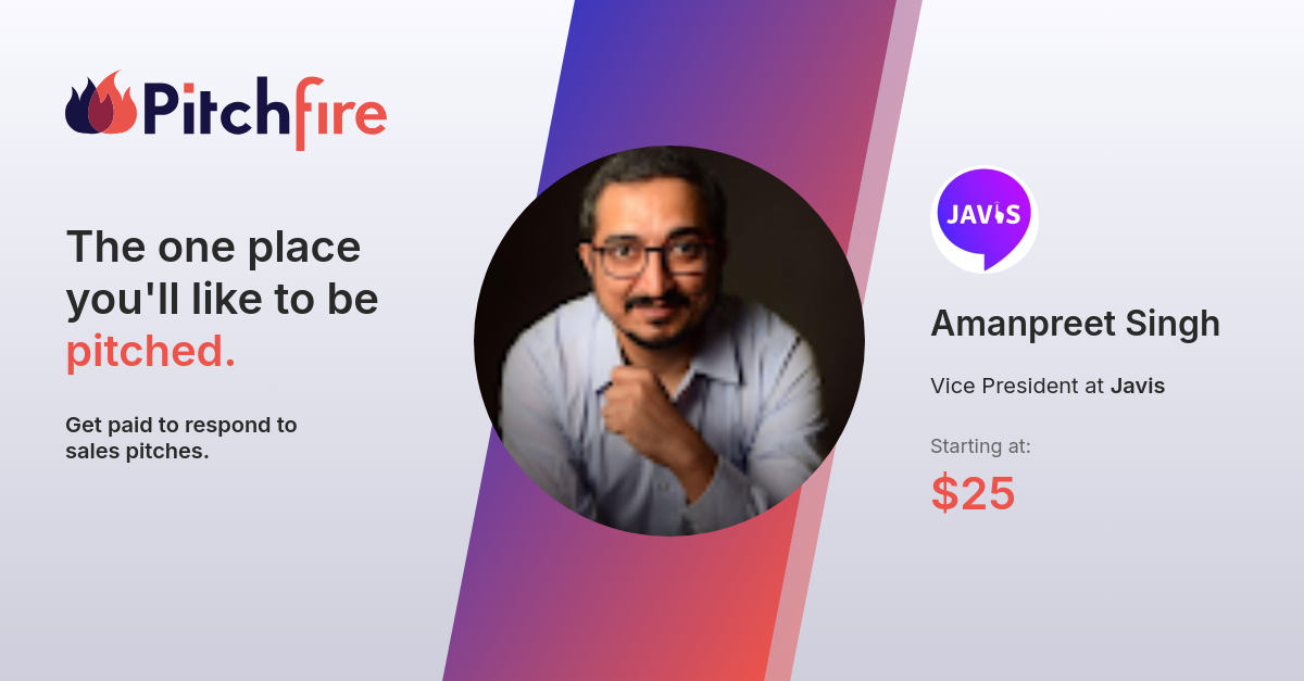 Pitch Amanpreet Singh | Pitchfire