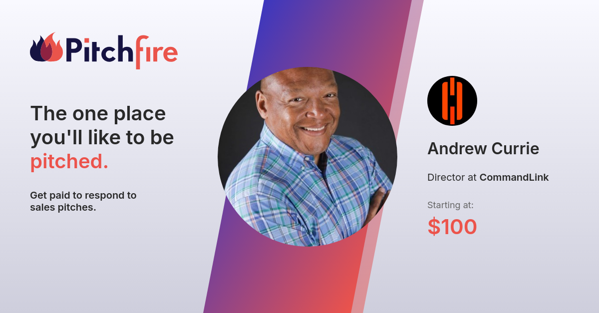 Pitch Andrew Currie | Pitchfire