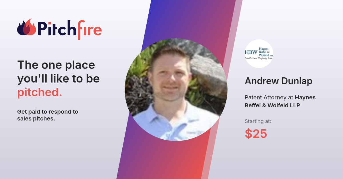 Pitch Andrew Dunlap | Pitchfire