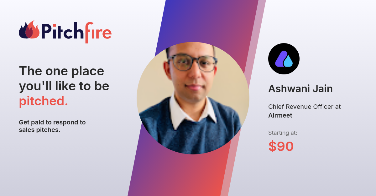 Pitch Ashwani Jain | Pitchfire