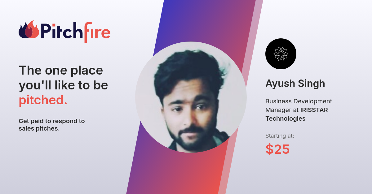 Pitch Ayush Singh | Pitchfire