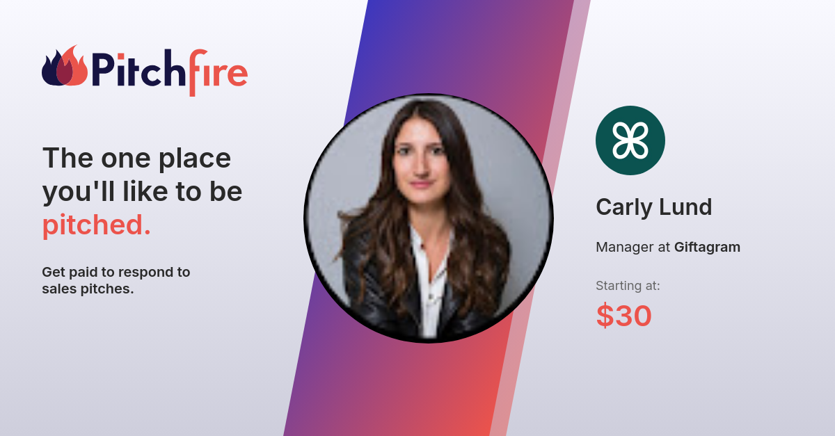 Pitch Carly Lund | Pitchfire