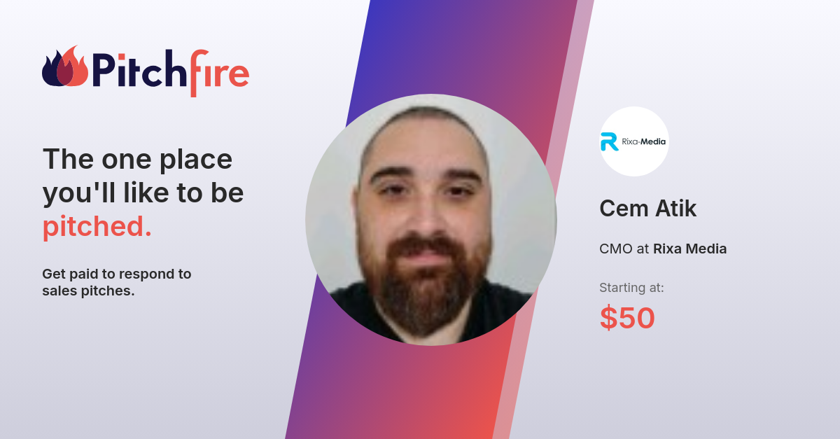 Pitch Cem Atik | Pitchfire