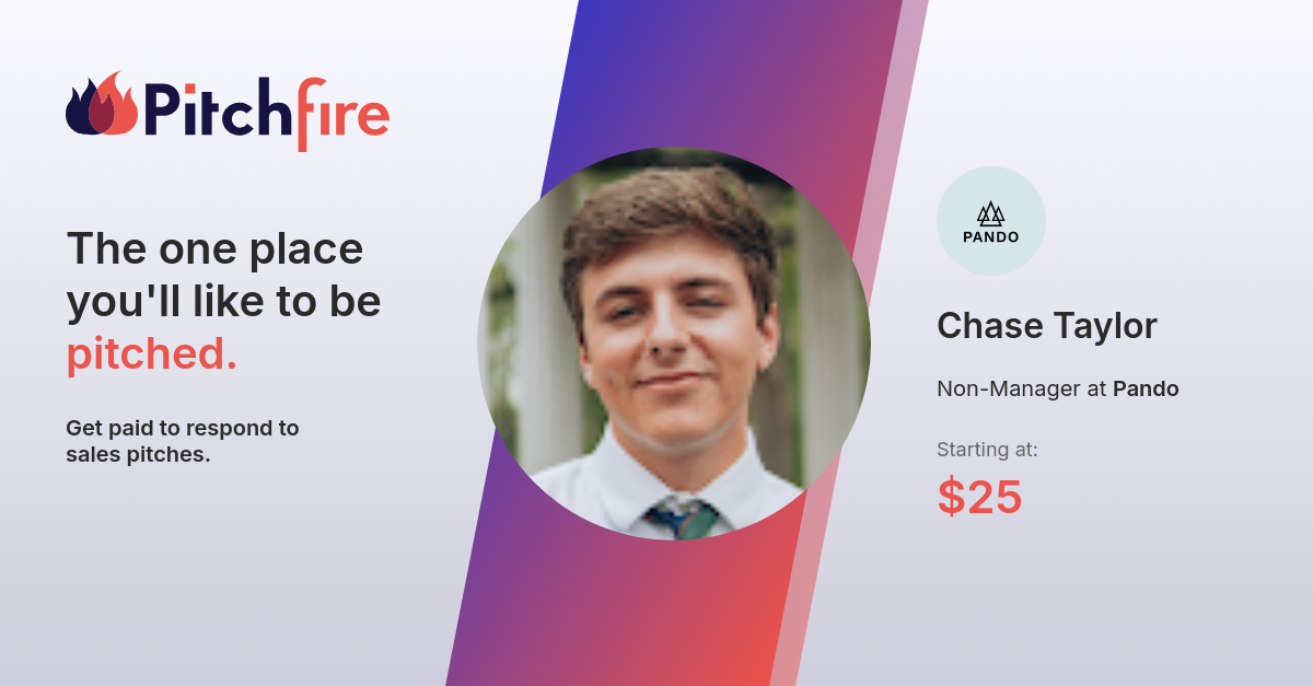 Pitch Chase Taylor | Pitchfire