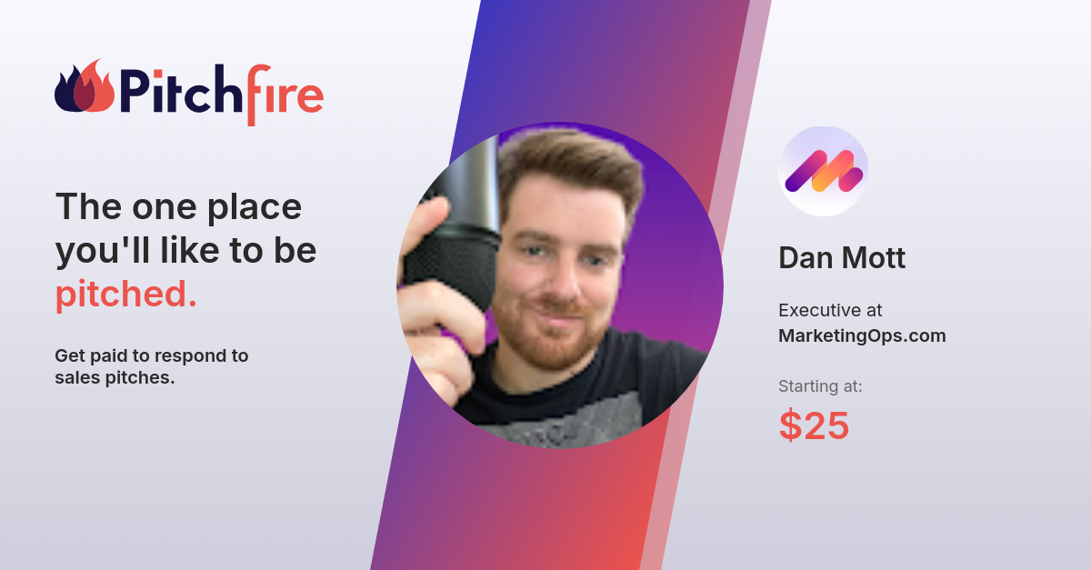 Pitch Dan Mott | Pitchfire