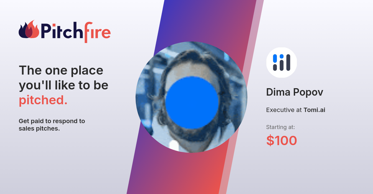 Pitch Dima Popov | Pitchfire