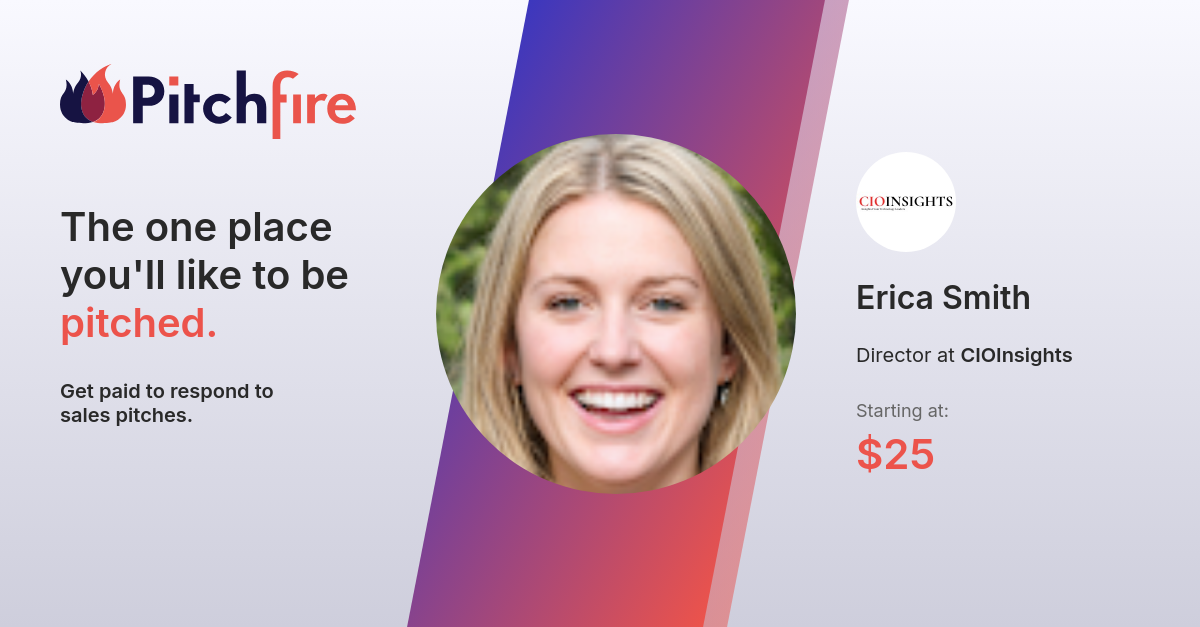 Pitch Erica Smith | Pitchfire