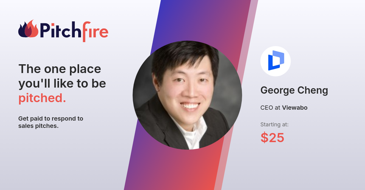 Pitch George Cheng | Pitchfire