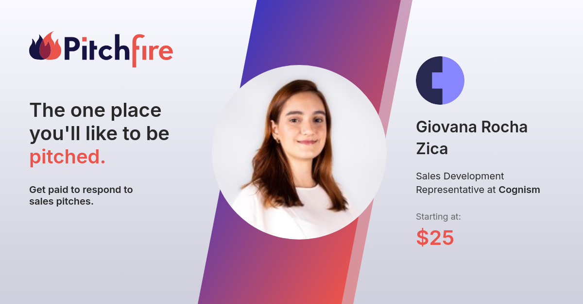 Pitch Giovana Rocha Zica | Pitchfire