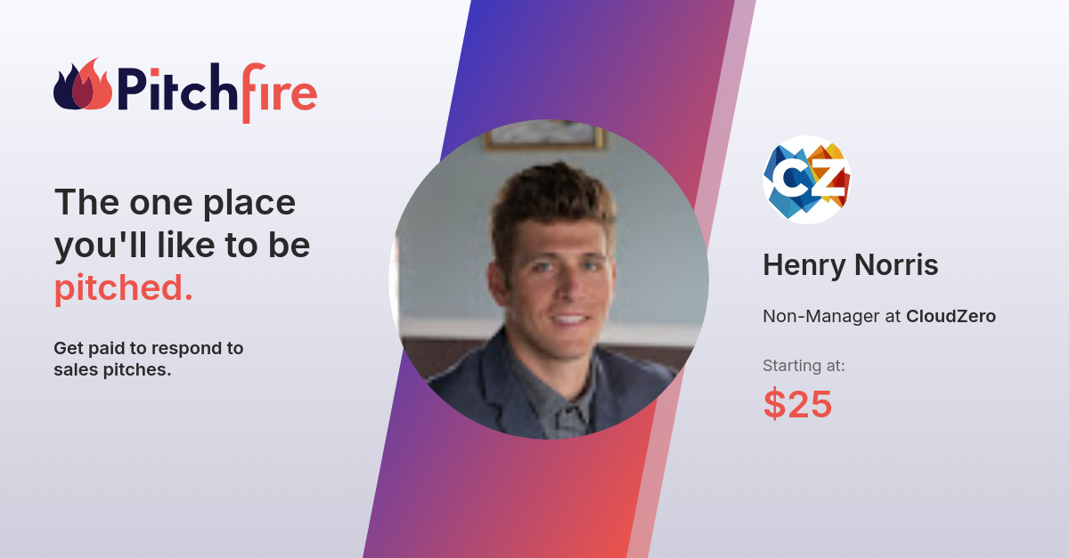 Pitch Henry Norris | Pitchfire