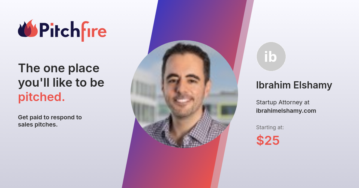 Pitch Ibrahim Elshamy | Pitchfire