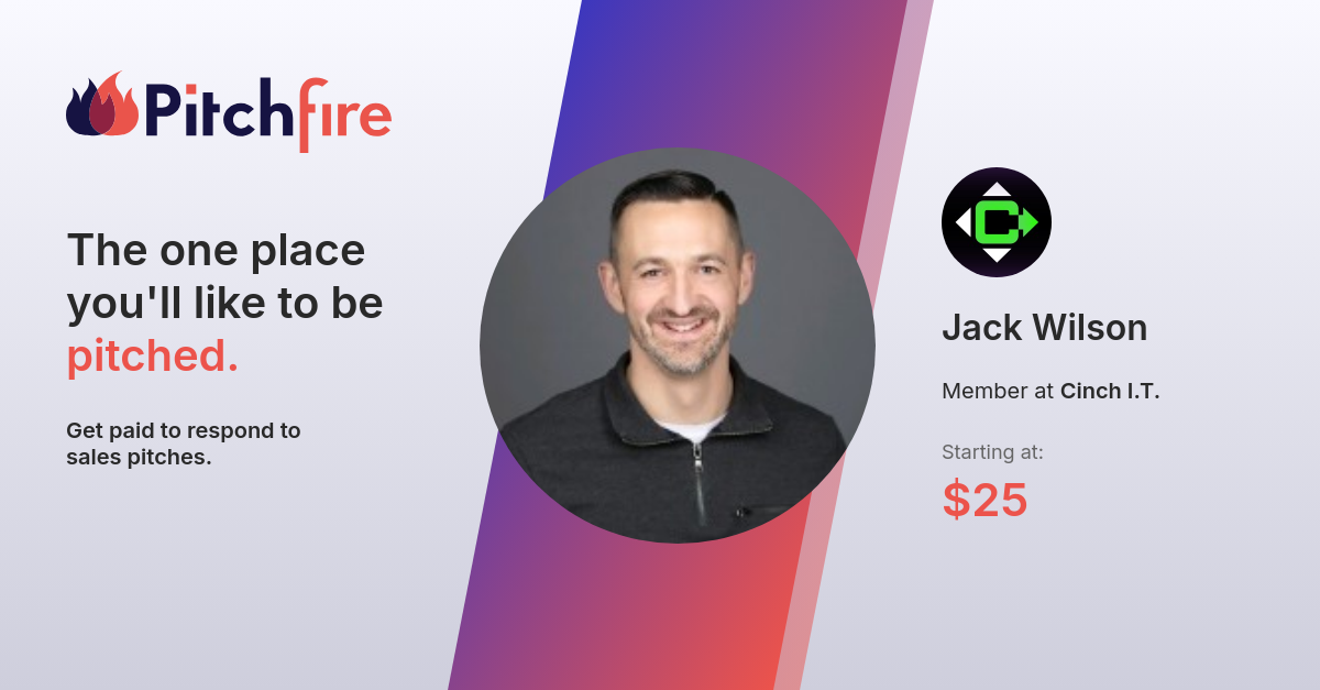 Pitch Jack Wilson | Pitchfire