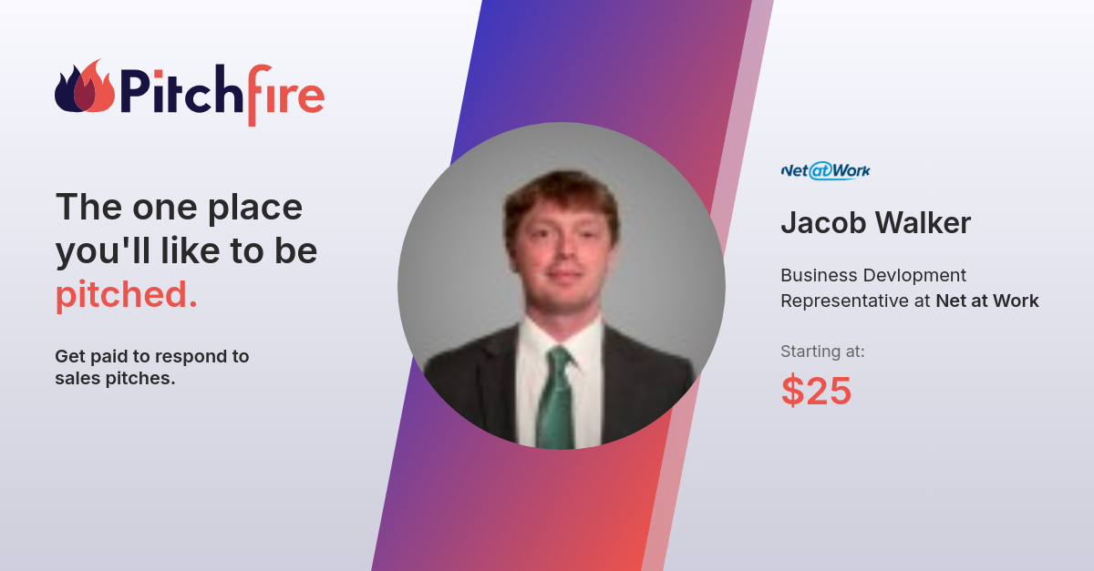 Pitch Jacob Walker | Pitchfire