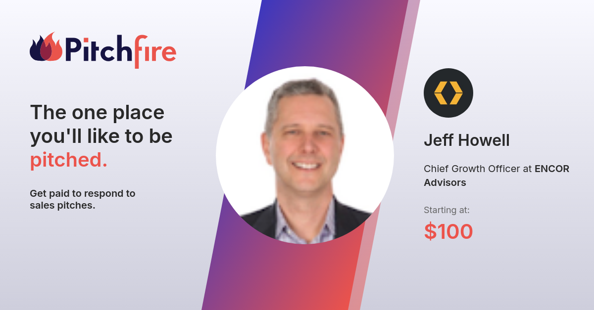 Pitch Jeff Howell | Pitchfire