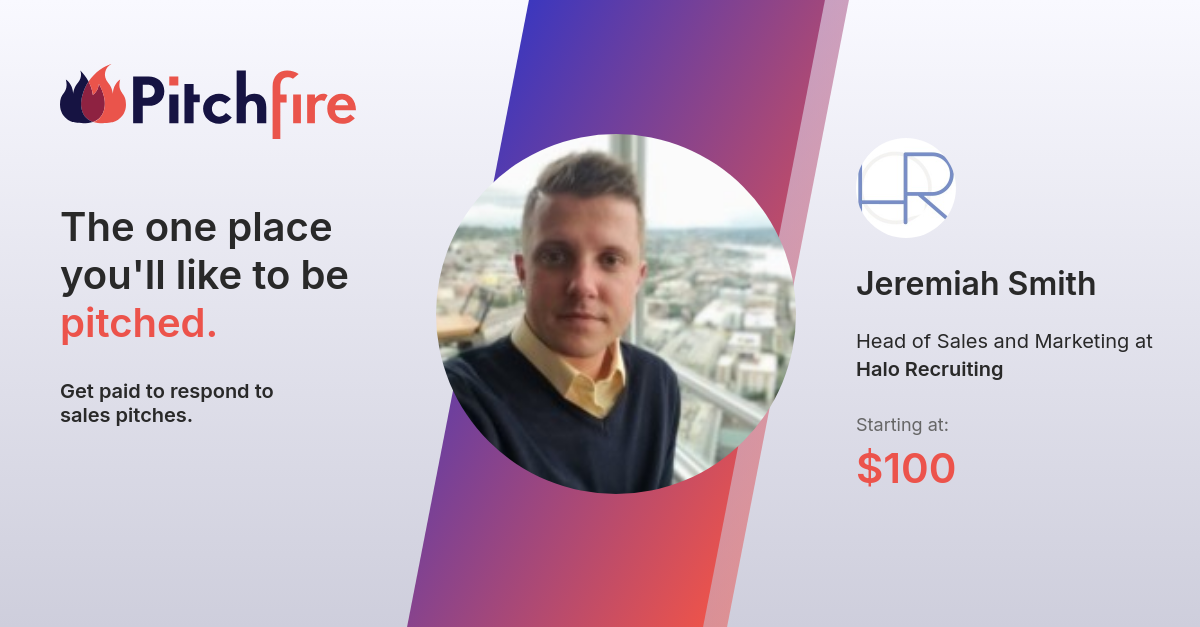 Pitch Jeremiah Smith | Pitchfire