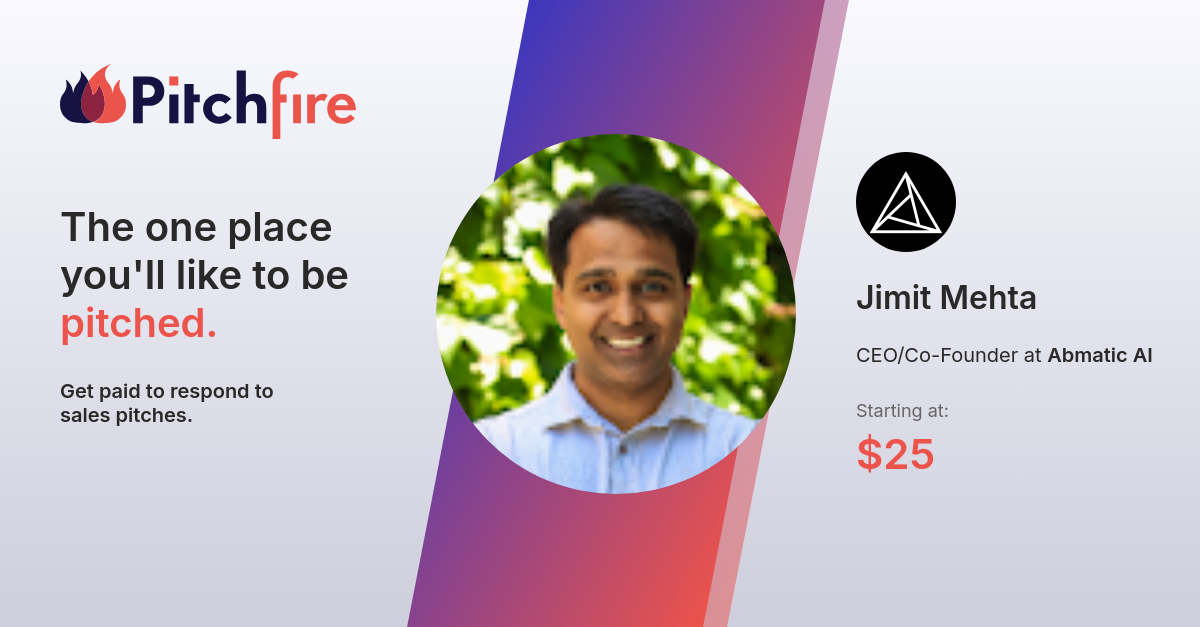 Pitch Jimit Mehta | Pitchfire
