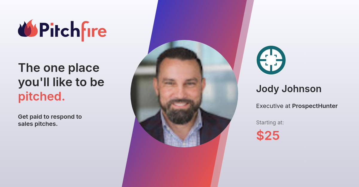 Pitch Jody Johnson | Pitchfire