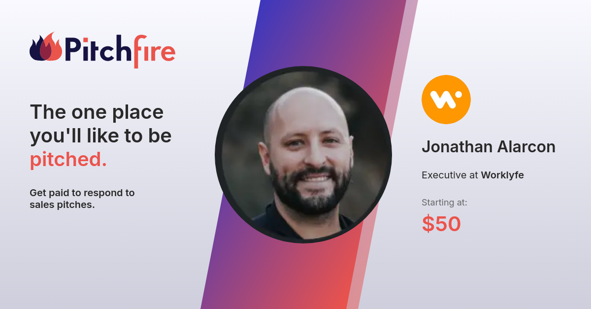 Pitch Jonathan Alarcon | Pitchfire