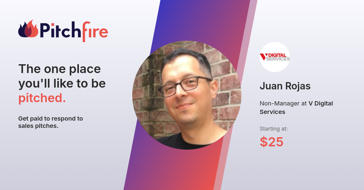 Pitch Juan Rojas | Pitchfire